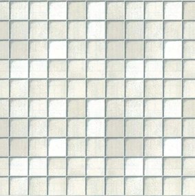 Gekkofix Samolepící folie imitace obkladaček, mozaika bílá Varianta: šíře 90cm, cena za roli 15m