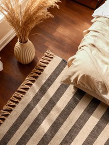 Koberec Hanse Home Handloom 1.0 PLAYA přírodní / bílý / černý