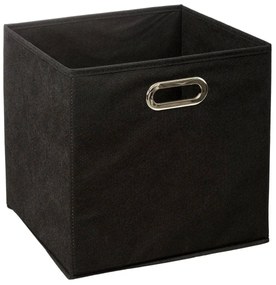 Úložný box Textilie II 31x31 cm černý
