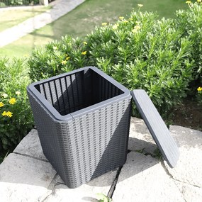 Zahradní stolek / úložný box UGUR Tempo Kondela Bílá