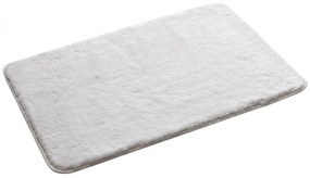 Gedy FUZZY koupelnová předložka, 50x80cm, 100% polyester, protiskluz, bílá 96FY508002