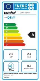 Klimatizace Midea/Comfee MPPH-07CRN7 mobilní, do 25m2, 3 roky záruka