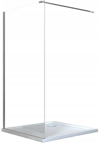 Invena Walk-In, sprchová zástěna 90X200cm, 8mm čiré sklo, chromový profil, INV-AK-32-196-O
