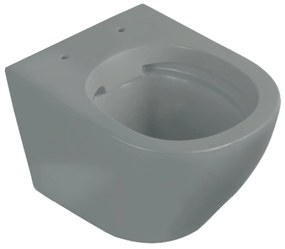 Aplomo Delos Grey WC závěsné se sedátkem, rimless
