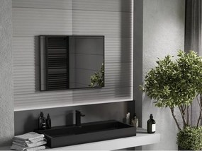 Mexen Loft koupelnové zrcadlo obdélníkové 80 x 60 cm, černý rám - 9852-080-060-000-70