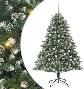 Umělý vánoční stromeček Zelená 180 cm PVC, plast a ocel 3395236