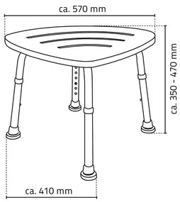 Ridder Ridder, Sedátko koupelnové, bambus, A00502081