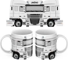 Keramický hrnek s motivem kamionu Daf 450ml