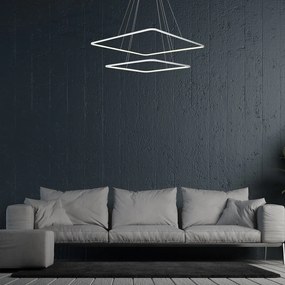Závěsné LED svítidlo Nix, 2x LED 50w, 3000k, w