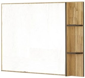 Zrcadlo VERONIKA zebrano/wenge