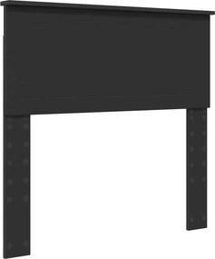 Postel s úložným prostorem Černá 90 x 190 cm Kompozitní dřevo 3410841