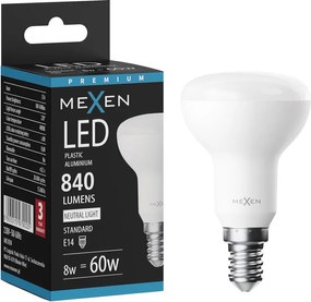 Mexen Nova, LED žárovka E14, R50, 8W, Neutrální - 4000K, 840 lm - L103-E14-0840-01