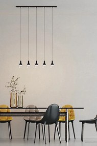 Závěsná lampa do restaurace nad bar krytý stínítkem minimalismus Dalmatia Led