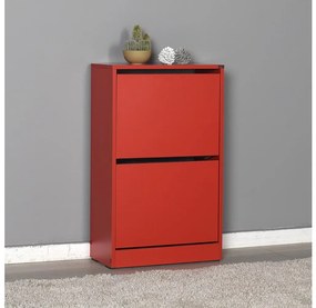 Adore Furniture | Botník 84x51 cm červená | AD0122