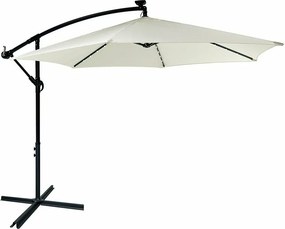 Avenberg Velký polohovatelný slunečník Sunny LED 300, béžová