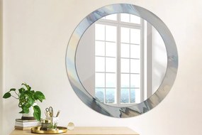 Kulaté dekorativní zrcadlo Holografická textura fi 80 cm