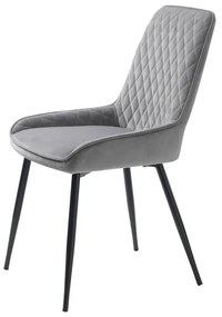 Šedá jídelní židle Milton – Unique Furniture
