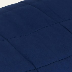 Zátěžová deka modrá 200 x 230 cm 9 kg textil 3154804