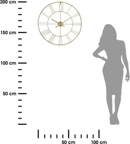 Nástěnné hodiny Cason, zlatá