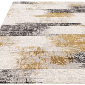 Tribeca Design Kusový koberec Zoom Lines Gold Rozměry: 120x170 cm