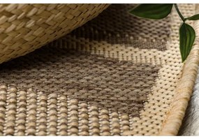 Kulatý koberec SISAL FLOORLUX 20195 mais, káva velikost kruh 160 cm | krásné koberce cz