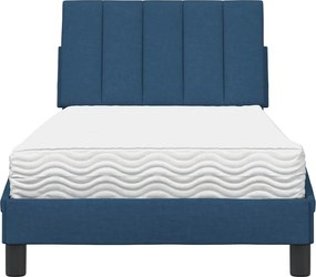 Postel s matrací Hanko modrá 90 x 200 cm textil 3310509