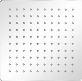 Dešťové sprchové hlavice 2 ks 20 x 20 cm nerezová ocel 275939