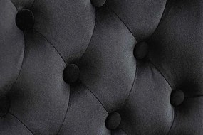 Designová židle Queen II černý samet