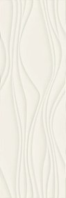 Ceramika Paradyz Obklad bílý lesklý strukturovaný 75x25 Neve Bianco Lesk Struktura Rekt. 75x25 - 159899
