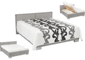 Luxusní čalouněná postel ESTER, Velikost postele 160x200, Varianta matrace MEDICFLEX , Rošt R3 0