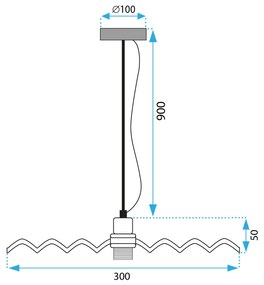 Toolight Stropní svítidlo APP1453-1CP Gold