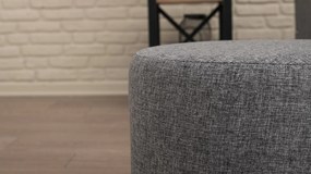 Atelier del Sofa Taburet Felix - Grey, Šedá