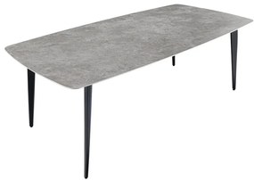 Massive home | Jídelní stůl MILANO 160 CM keramika  šedý mramor