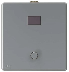 Alca - Elektronické ovládání splachování pisoáru, s manuálním ovládáním, síťové napájení, nerez ASP4-KT