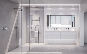 F-Design Flusso, podomítková sprchová sada s dešťovou hlavicí, chrom lesklý, FD1-FLS-7PSET1-11