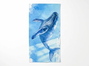 Rychleschnoucí plážová osuška BALEANA modrá 70 x 140 cm, 100% mikrovlákno