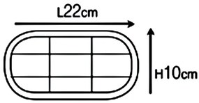 Mosazné svítidlo s IP64 FACTORY Bulkhead 47/1x E27/22 cm