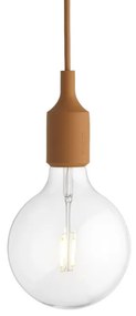 Muuto Závěsná LED lampa E27, clay brown 05288