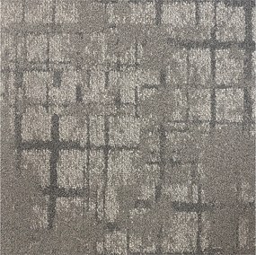 Associated Weavers, Kobercový čtverec Macro Tile 96 50 x 50 cm, chodba / předsíň