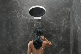 Hansgrohe Rainfinity, hlavová sprcha 360 3jet s připojením na zeď, bílá matná, HAN-26234700