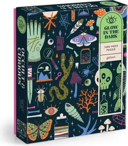 GALISON Svítící puzzle Okultní a zvláštní / 1000 dílků