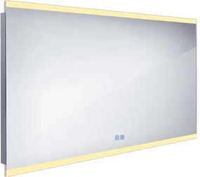 Nimco - Zrcadlo s LED osvětlením, 120x70 cm, dvěma dotykovými senzory ZP 12006VX