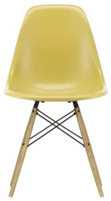 Eames Fiberglass chair DSW medový jasan okrová Vitra