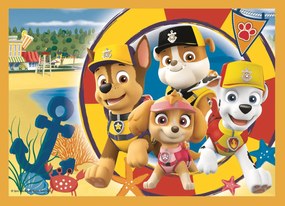 TREFL PUZZLE 4v1 Tlapková Patrola Prázdniny 29x21cm 207 dílků skládačka tr34395
