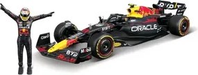 Bburago RACE Formule F1 s figurkou jezdce - Oracle Red Bull Racing RB1