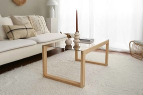 Designový konferenční stolek Vaidehi 85 cm přírodní
