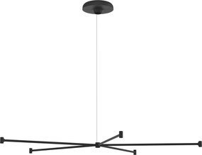 Závěs pro lampu Dependant 6 křížový černý