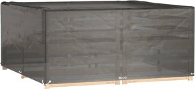 Plachta na zahradní nábytek se 16 očky 205x205x90 cm čtvercová 319295