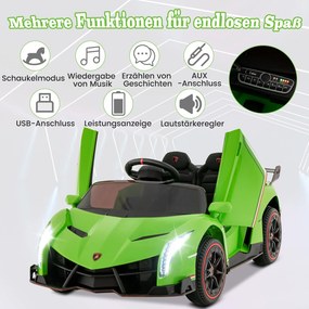 Costway Dětské elektrické auto Lamborghini s dálkovým ovládáním