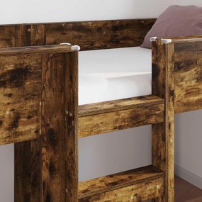 Patrová postel pro děti Kouřový dub 75 x 190 cm 3410471